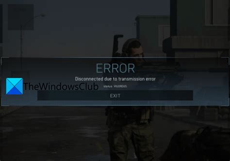 Fix Disconnected Due To Transmission Error On Modern Warfare