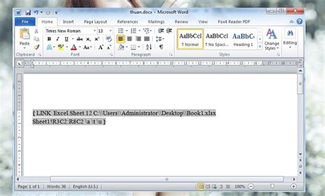 Cách Liên Kết Dữ Liệu Word Và Excel Thật Là đơn Giản Dễ Dàng