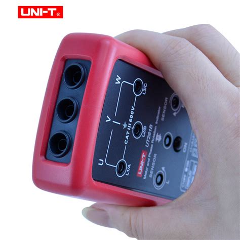 UNI T UT261B Phase Sequence And Motor Rotation Indicatiors Phase Sequence Missing Phase Motor