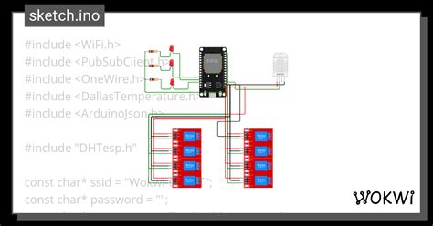 Dht22 Led Esp32 Mqtt Wokwi Esp32 Stm32 Arduino Simulator