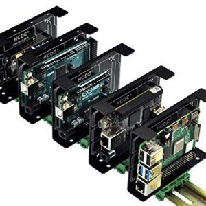 DIN Rail Mount Bracket For Raspberry Pi A B 2B 3B 3B 4B Zero Arduino
