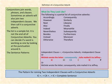Ppt Conjunctive Adverbs Powerpoint Presentation Free Download Id 4193115