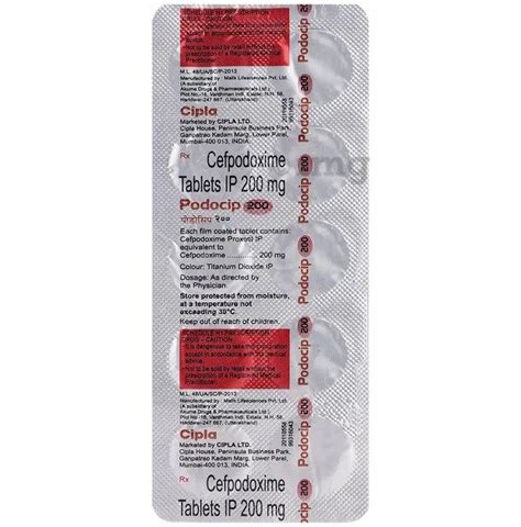 Podocip 200 10s At ₹ 190box Dighori Nagpur Id 2851760266130