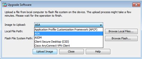 ASA X Upgrade A Software Image Using ASDM Or CLI Configuration Example Cisco
