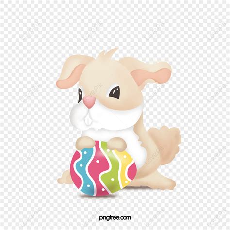 행복한 부활절 달걀 토끼 일러스트 환영 졸리는 주사위 Png 일러스트 무료 다운로드 Lovepik