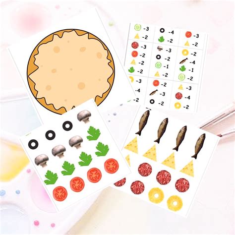 Развивающая математическая игра «Пицца Математические игры Детские игры Игры