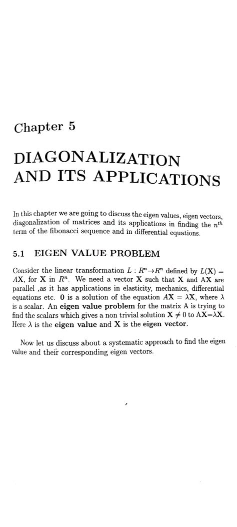 SOLUTION Diagonalization And Its Applications Studypool