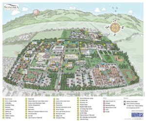 Sonoma State University Campus Map
