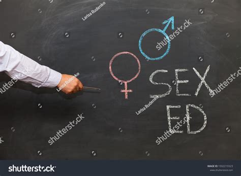 Babe Blackboard Text Sex Ed Male Stock Photo 1592219323 Shutterstock