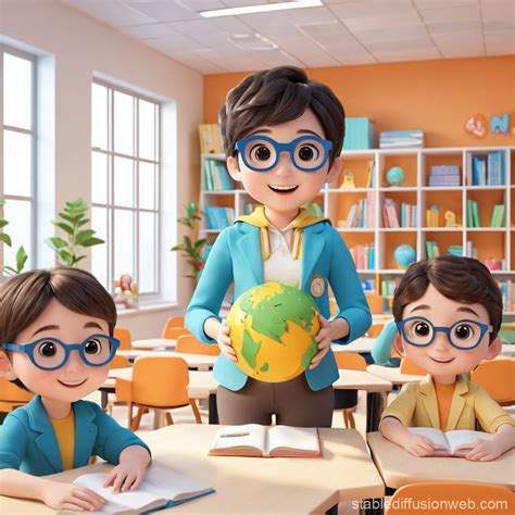 Immersive Classrooms For Engaged Students Stable Diffusion Online