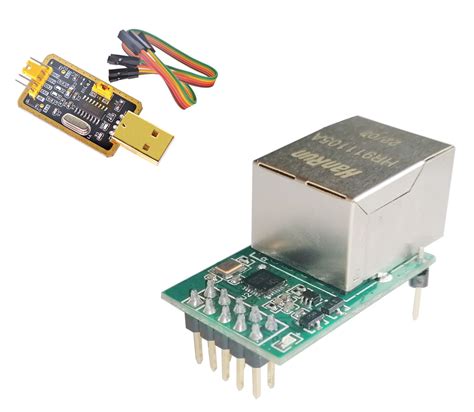 uart ttl to ethernet ieee802 3 rj45 adapter tcp udp srv client 3 3v 10mbps ebay