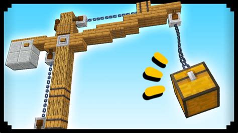 How To Make A Crane In Minecraft Youtube