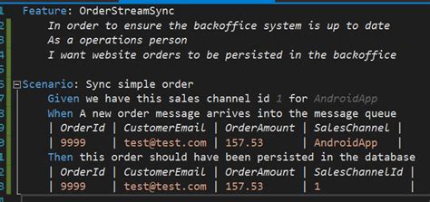 Acceptance Test Driven Development In Net Core With Specflow By
