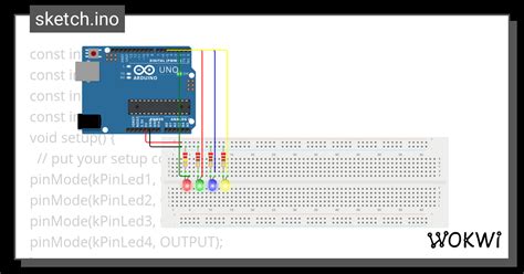 Blinking Lights Lab Activity 2 Copy Wokwi Esp32 Stm32 Arduino Simulator