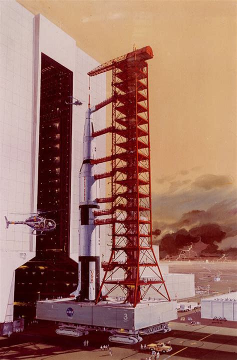 The Saturnapollo Stack Moves Out Of The Vehicle A Tumbex