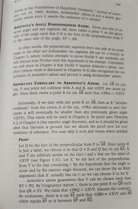 Solved 4 Prove That A Non Euclidean Hilbert Plane
