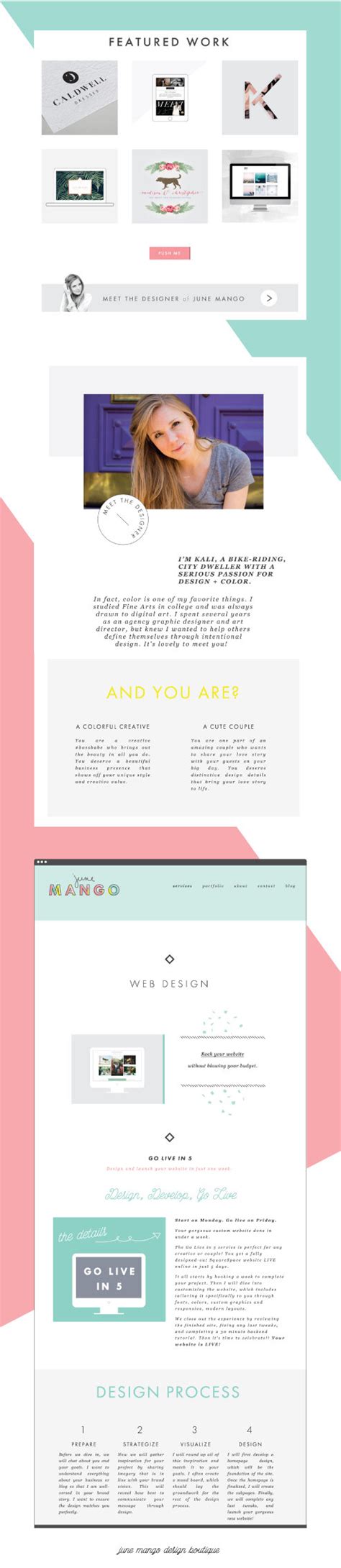 The New Junemangocom — June Mango Design