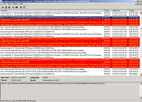 PXE Boot Failure After Upgrading To System Center 2012 Configuration Manager Service Pack 1