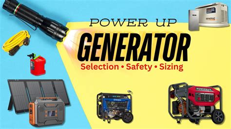 Generator Sizing And Safety Guide