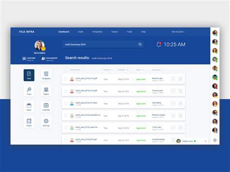 Intranet Dashboard By Rachid Lajmi On Dribbble