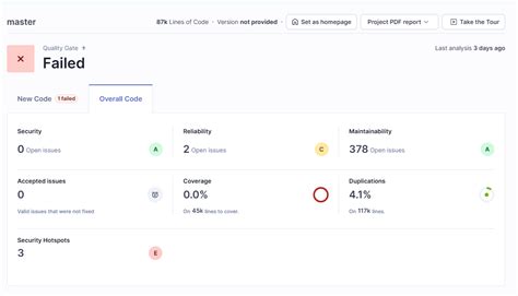 Sonarqube Overall Code Tab Shows Issues That Cannot Be Checked Sonarqube Server Community