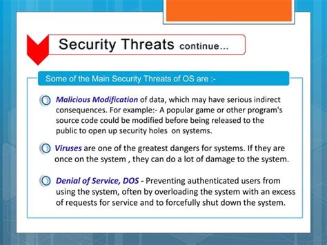 Operating System Security Pptx Operating Systems Computer