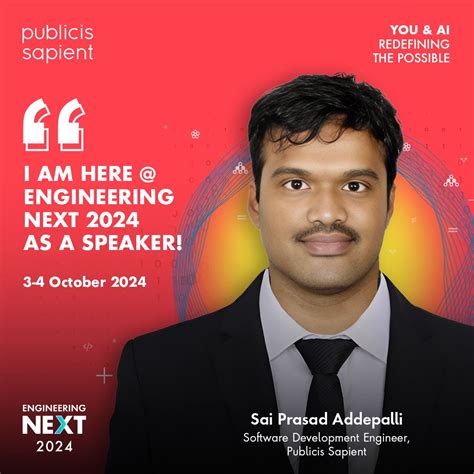 Sai Prasad Addepalli On Linkedin Engineeringnext Youandai
