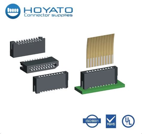 1 0mm Fpc Ffc Connector Non Zip Smd Vertical Double Contacts Type Buy 1 0mm Fpc Ffc Connector