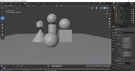 Как создать базовые фигуры в Blender пошаговые инструкции