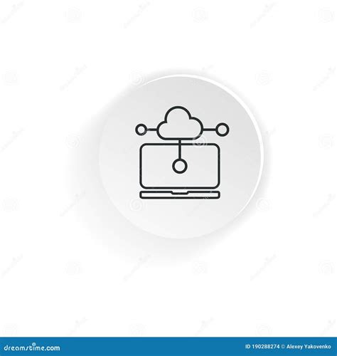 Intranet Vector Icon Isolated On White Background Outline Thin Line Intranet Icon For Website