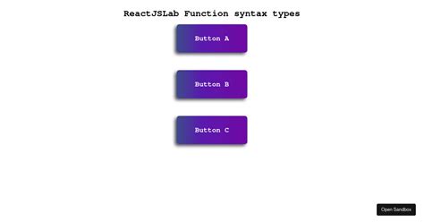 Reactjslab Functions Syntax Codesandbox