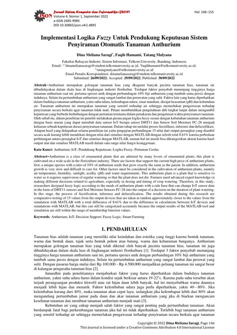 pdf implementasi logika fuzzy untuk pendukung keputusan sistem