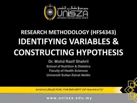 5 Identifying Variables And Constructing Hypothesis Pdf