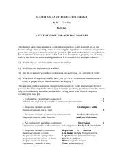 R Statistics Pdf Statistics An Introduction Using R By M J Crawley Exercises Statistics