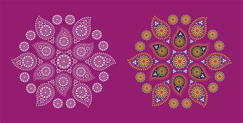 Traditional Paisley Pattern Design Happy Diwali Pattern 13703775 Vector Art At Vecteezy