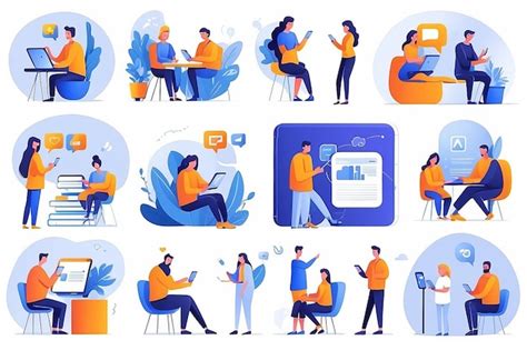 Premium Photo Social Media Digital Marketing Online Communication And
