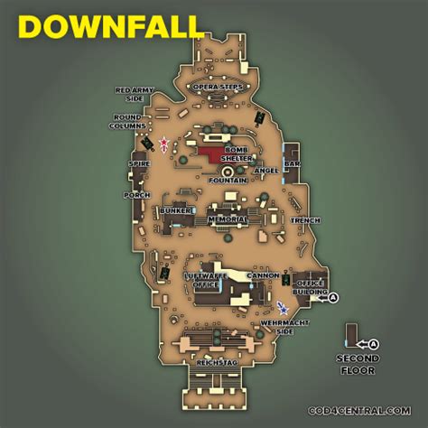 All Cod Waw Maps Sky View Computer Drawn