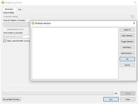 Multiple Input Parameter In Modeler Shows Internal Layers Of The Model