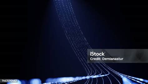 3d 그림 빛나는 광섬유 케이블 정보 및 데이터는 유선으로 흐릅니다 기술 및 정보 전달의 개념 0명에 대한 스톡 사진 및 기타 이미지 Istock