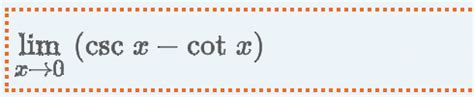 Solved Limx0 Cscxcotx Chegg Com