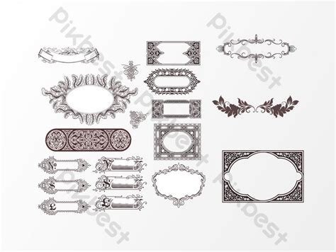 European Retro Classical Pattern Border Decoration Png Images Ai Free Download Pikbest