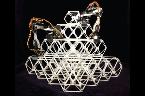 Robotic Assembly With Swarms Blocks Could Build Aircraft Space Habitats