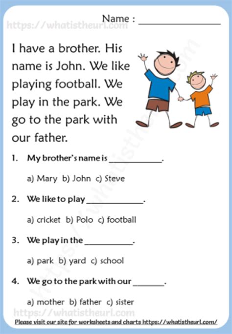 Reading Comprehension For Grade 3 Your Home Teacher