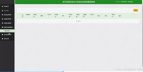 开题flask框架哈尔滨海关进出口食品安全信息管理系统（程序论文python） Csdn博客