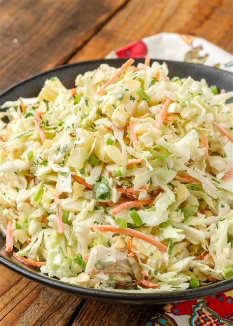 Pineapple Coleslaw Vegetable Recipes