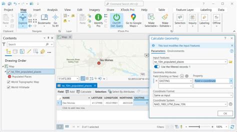 easting and northing coordinates gis geography