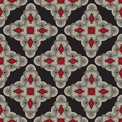 Seamless Ornament Pattern Vector Tile Stock Vector Illustration Of Colorful Abstract 77259934