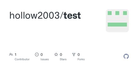 Github Hollow Test
