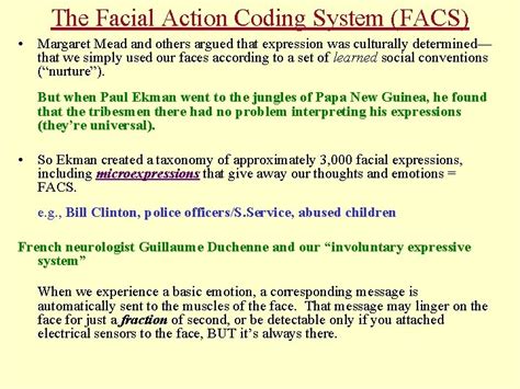 Paul Ekman Facial Action Coding System Funsno