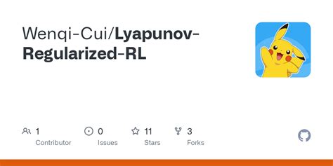 github wenqi cui lyapunov regularized rl